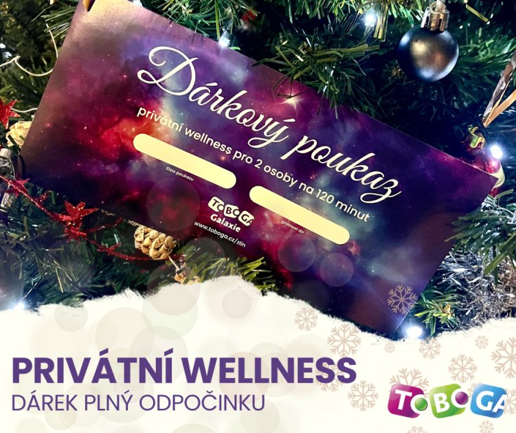 DÁRKOVÝ POUKAZ NA WELLNESS - TOBOGA Galaxie Zlín