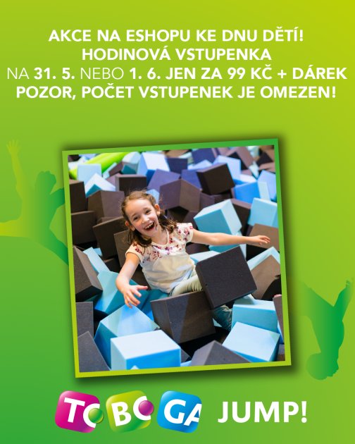 DEN DĚTÍ V TOBOGA JUMP! - TOBOGA JUMP! Hradec