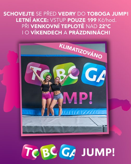 LETNÍ AKCE V TOBOGA JUMP! - TOBOGA JUMP! Hradec